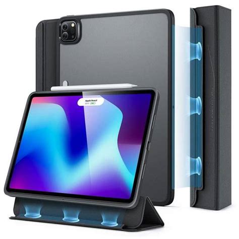 Case Ipad Pro 129 2021 2022 Esr Rebound Hybrid Black Black Cases
