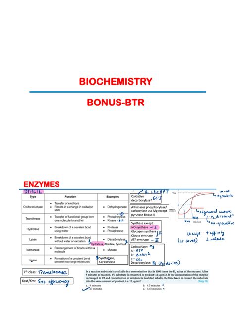 Bonus Btr Biochem Annotated Pdf Natural Products Molecular Biophysics
