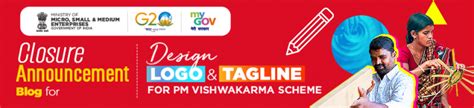 Closure Announcement Blog For Design A Logo And Tagline For Pm Vishwakarma Scheme Mygov Blogs