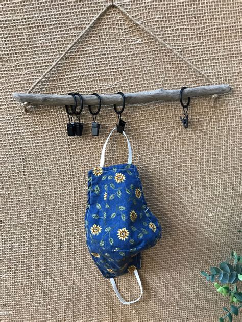 Driftwood Dried 12 Flower Hanging Rack Dry Herbs Etsy
