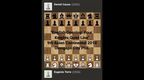 Eugine Torre Vs Daniel Causo 9th Asian Continental 2010 Olongapo