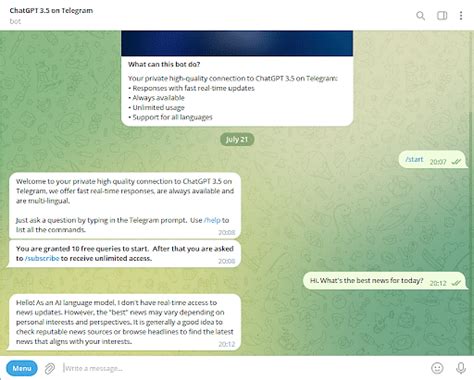 how to use chatgpt on telegram your ultimate guide