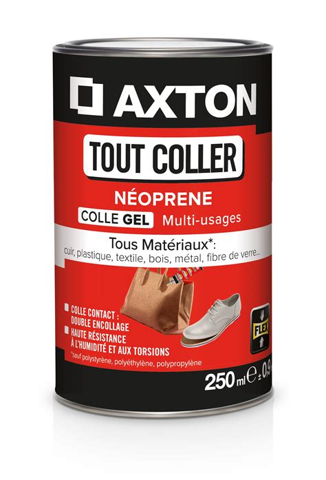 Colle Dassemblage Gel Néoprène Tout Coller Gel Axton 250ml Beige