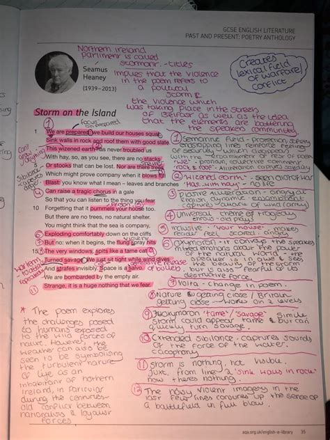 Pin Thatbarbiex Gcse English Literature Storm On The Island Gcse Poems