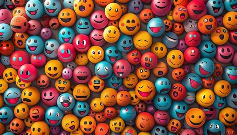 The Many Faces Of The Rainbow Are All Smiles Premium Ai Generated Image