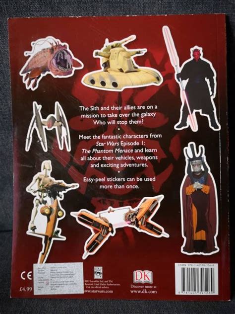 Star Wars The Phantom Menace Forces Of Evil Ultimate Sticker Book