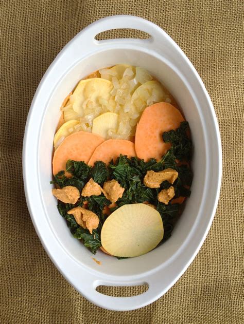 Cheesy Vegan Rutabaga Casserole Simple Seasonal