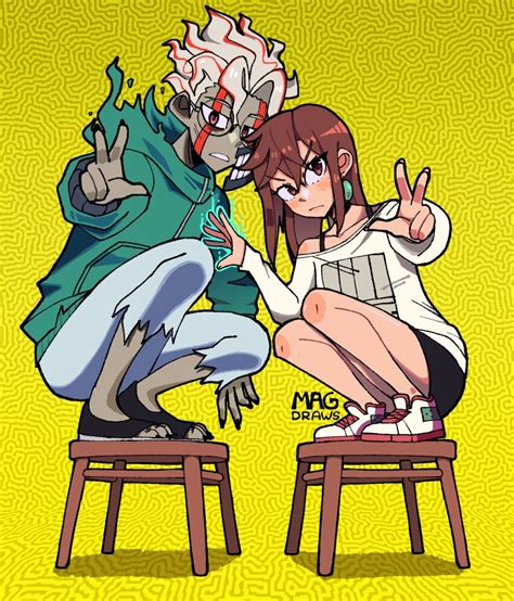 Mag Magdraws Ayase Momo Takakura Ken Dandadan Takakura Ken Transformed Dandadan