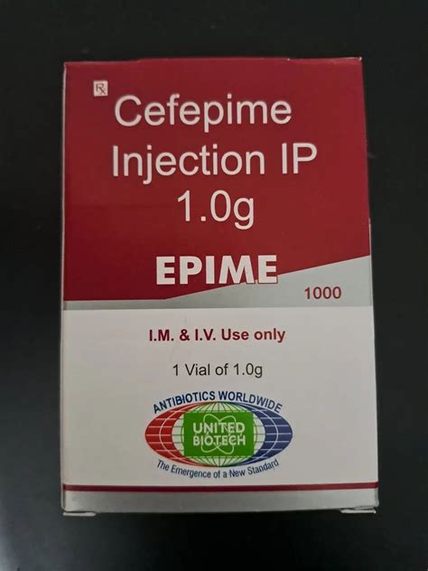 Cefepime Injection Ip At ₹ 200piece Cefepime Hydrochloride Injection