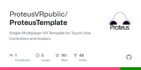 Github Proteusvrpublic Proteustemplate Single Multiplayer Vr Template For Touch Vive