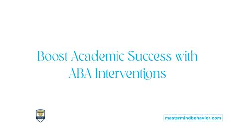 The Impact Of Aba Therapy On Academic Performance