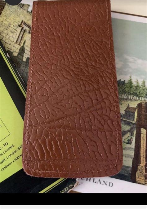 Vintage Unicorn Genuine Leather Dart Case Wallet England Hobbies