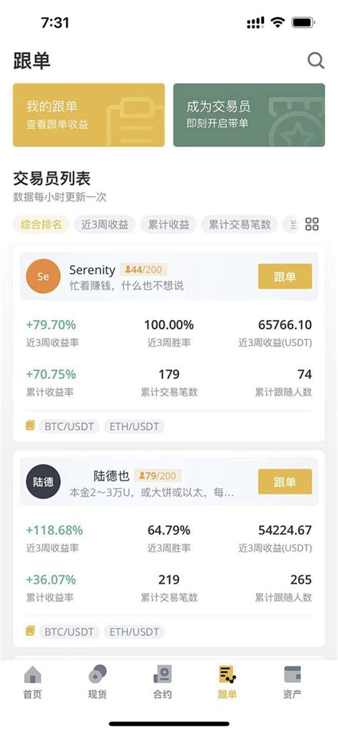 合约新手如何在weex 一键跟单，复制高手的交易策略？ Foresight News