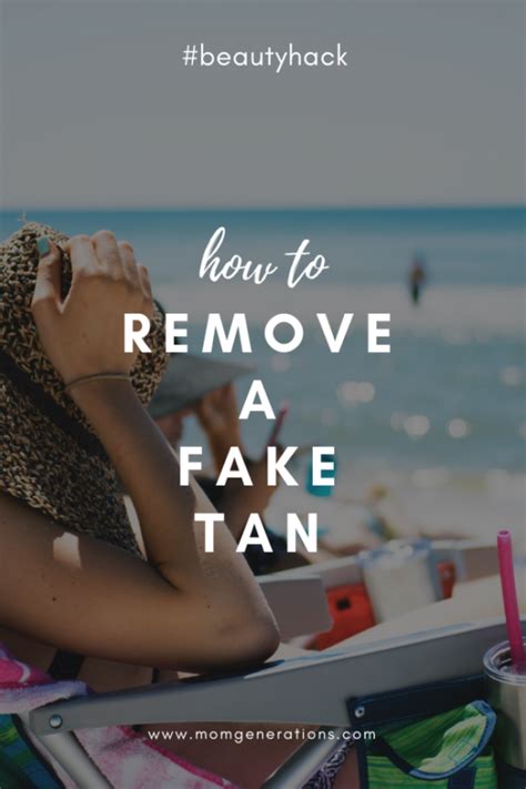 How To Remove Spray Tan Stylish Life For Moms