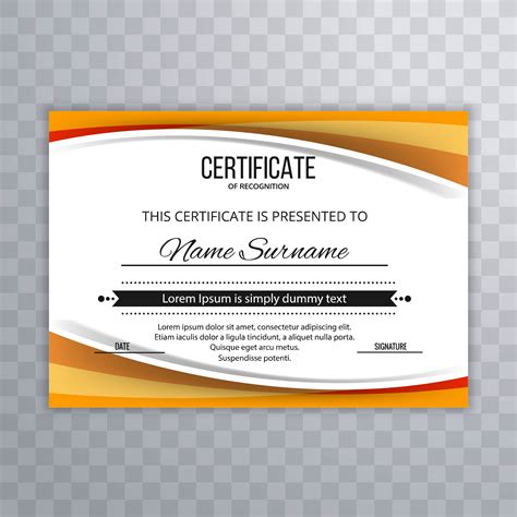 Design A Certificate Template