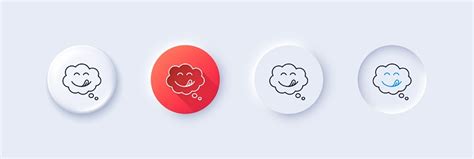 おいしい笑顔のラインのアイコン舌のサインと絵文字コミックの吹き出し線のアイコンベクトル 3dのベクターアート素材や画像を多数ご用意