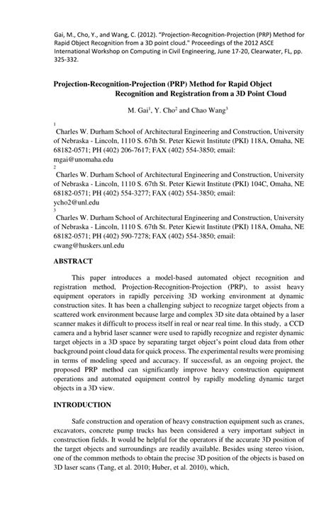 Pdf Projection Recognition Projection Prp Method For Rapid Object