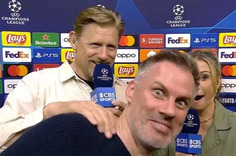 Jamie Carragher Causes Chaos On Live Tv After Drinking Eight Pints