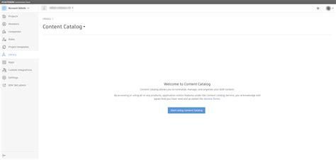 You Do Not Have Access To Any Groups When Trying To Access Content Catalog From Revit Or Acc