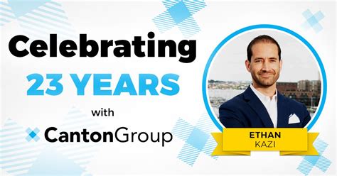 The Canton Group On Linkedin Today We Celebrate A Milestone For The Canton Group It Was 23
