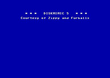 CSDb Diskmimic 5 V4 6 By Furballs And Zippy 1984