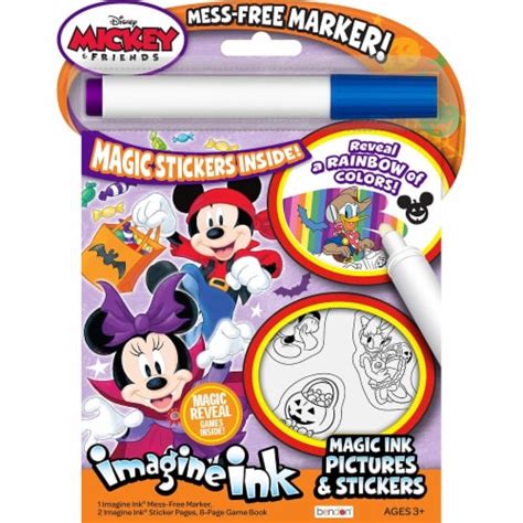 Bendon® Mickey Halloween Magic Ink And Stickers Game Book 1 Ct Kroger