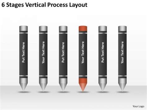 6 Stages Vertical Process Layout Ppt Template Business Plan PowerPoint Slides