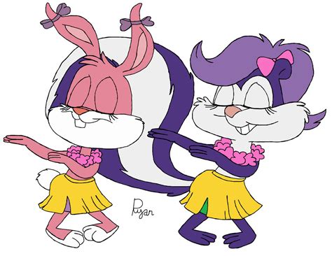 Babs And Fifi Hula Dancing By Themusicalsquirrel On Deviantart