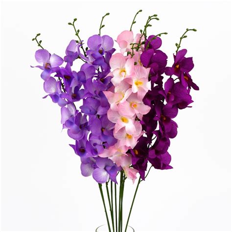 Orchidea fialová 54cm