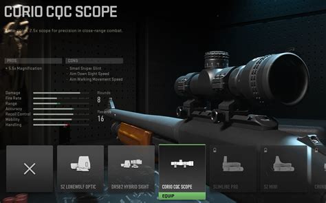 Mismatched Sight Description Rmodernwarfareii