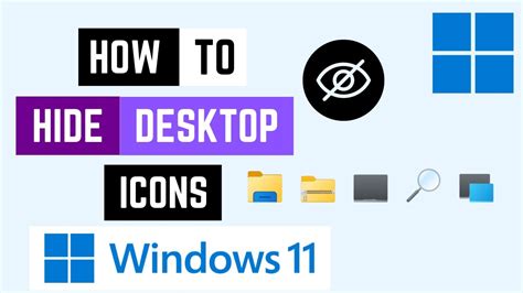 How To Hide Desktop Icons In Windows EASILY YouTube