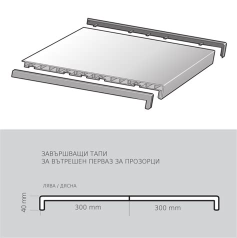 Bauhaus България Капачки за подпрозоречен Pvc перваз Nolina