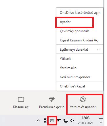 Onedrive Masaüstü Eşitleme BilgiALNET
