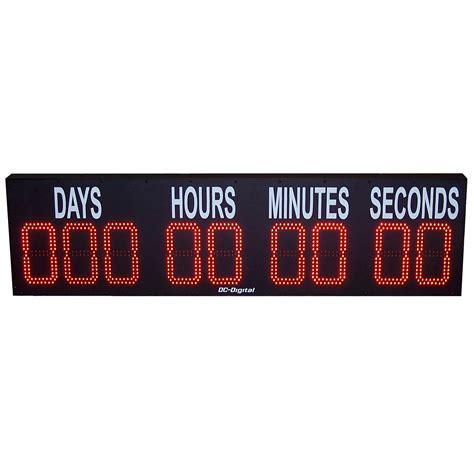 dc 809t dn in 8 0 inch led digital push button controlled countdown