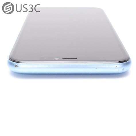 【us3c 台南店】【一元起標】台灣公司貨 Apple Iphone Xr 64g 61吋 藍色 原彩顯示 1200萬像素廣角相機系統 1