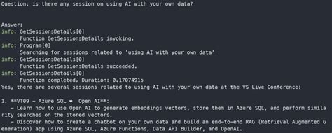 Retrieval Augmented Generation With Azure Sql Azure Sql Devs Corner
