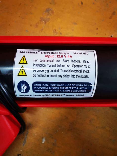 Electrostatic Disinfectant Sprayeragricultural Electrostatic Mist