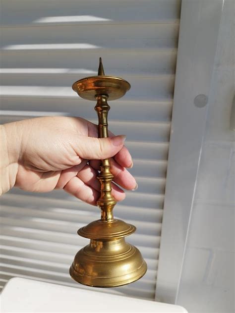 Винтажный бронзовый подсвечник — цена 985 грн в каталоге Подсвечники Купить товары для дома и