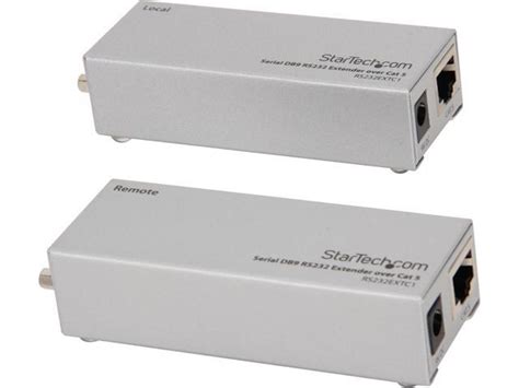 Rs232extc1 Serial Db9 Rs232 Extender Over Cat 5 Up To 3300 Ft
