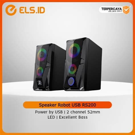 Jual Speaker USB Robot RS200 Shopee Indonesia