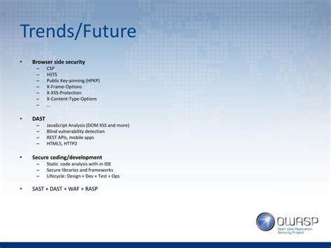 Webappsec Assessment And Defense Ppt