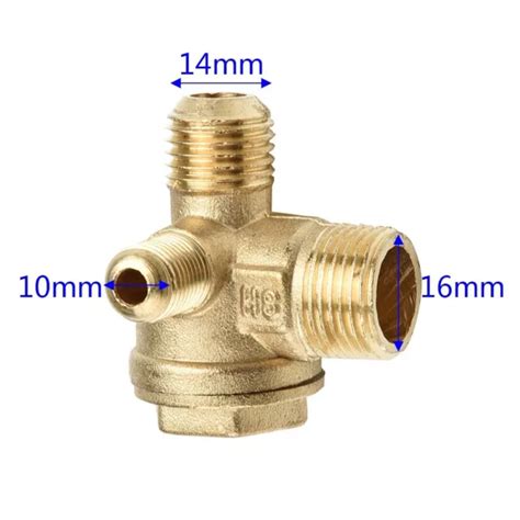 SOUPAPE ANTI RETOUR COMPRESSEUR D Air En Laiton 10 14 16 Mm Haute