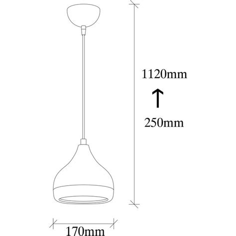 Suspension En Métal Yldo 1 Abat Jour 17 Cm