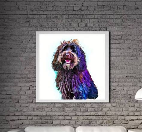 Modern Cockapoo Printable Art Cockapoo Print Download Cockapoo Poster