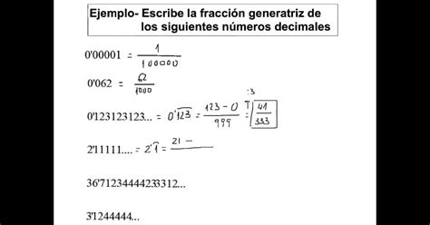 Como Convertir Un Numero Decimal En Fraccionario Fore