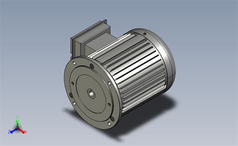 立式油泵专用电机HSL 三 P STEP 模型图纸下载 懒石网