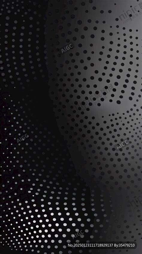 Ai创作图半调图案 半调 点阵渐变排列图案 银色科技底纹 黑白渐变材质 点状渐变纹理 科技银 灰点 点背景 半调图 半色调 白色的点 波点渐变 点阵底纹 网点渐变 昵图网