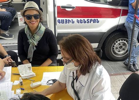 Shabnam Farshadjoo Travel To Armenia Where They Can Get Free Shots