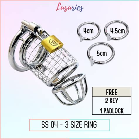 Instocks Male Resin Plastic Steel Chastity Cage Cock Lock Sex Toy For Man Restrain Bdsm 4 Cock