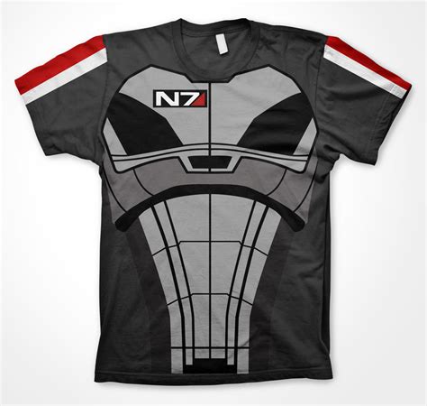 Mass Effect Inspired T Shirt Print By R3d5unz On Deviantart